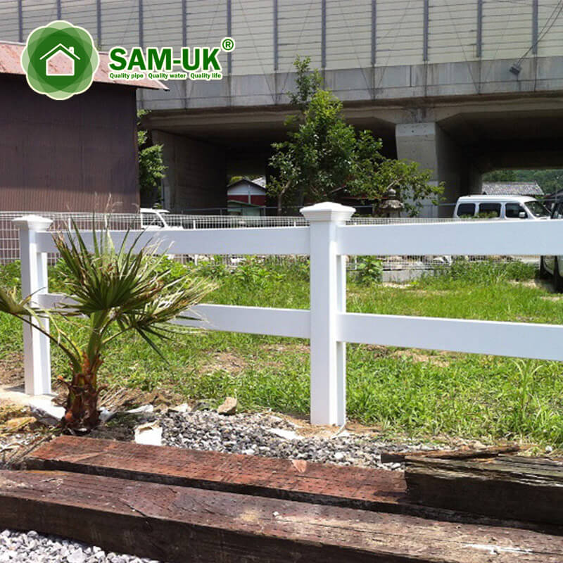 2x6 2 rail vinyl horse fencing pastures from China manufacturer - SAM-UK