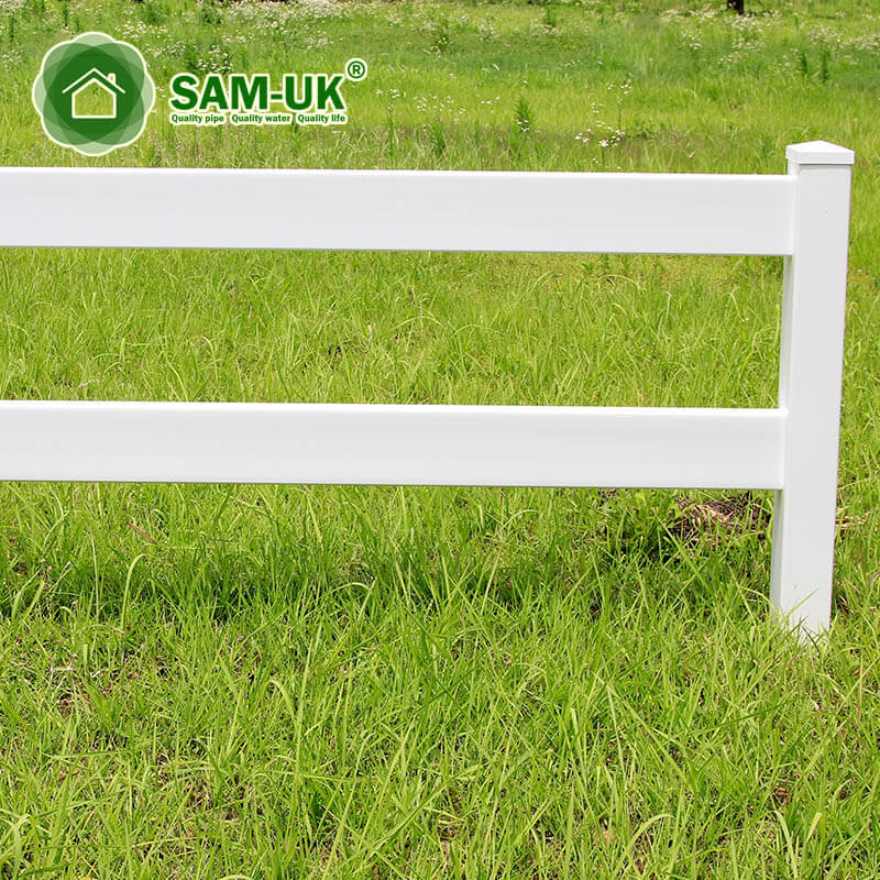 2x6 2 rail vinyl horse fencing pastures from China manufacturer - SAM-UK