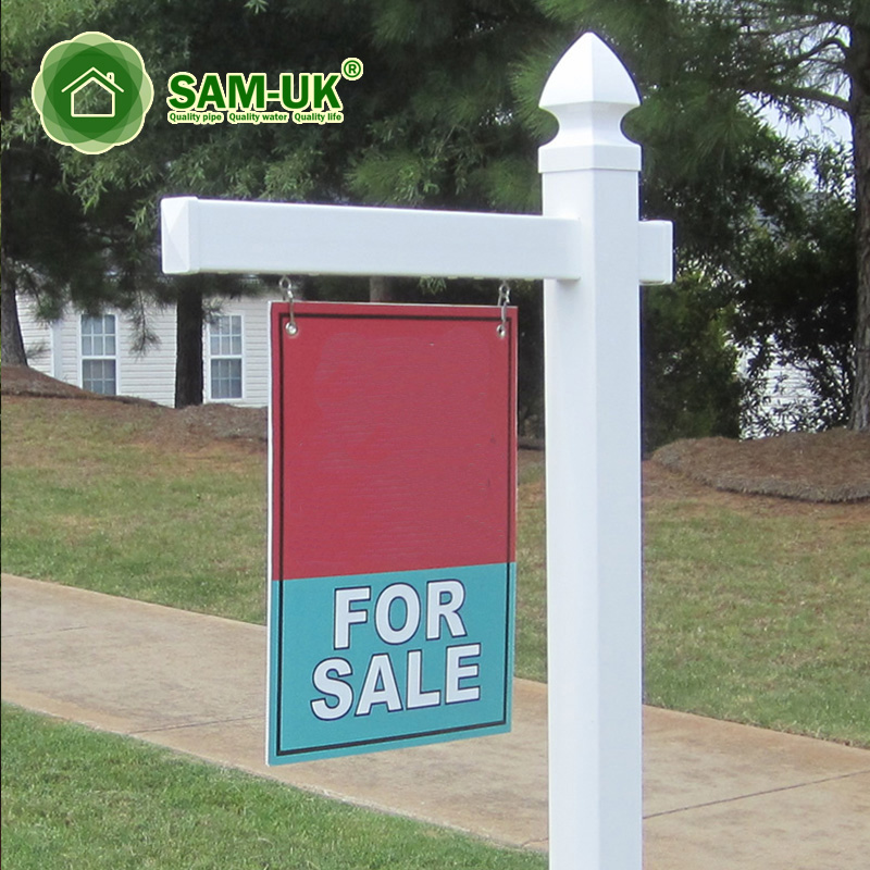 White Square Directional Vinyl Sign Post from China manufacturer - SAM-UK