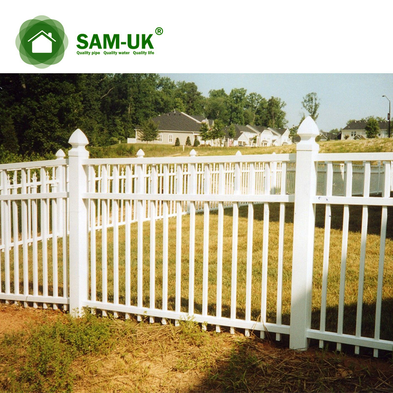 Pvc Privacy Fencing Portable Plastic Small Garden Vinyl Picket Fence
