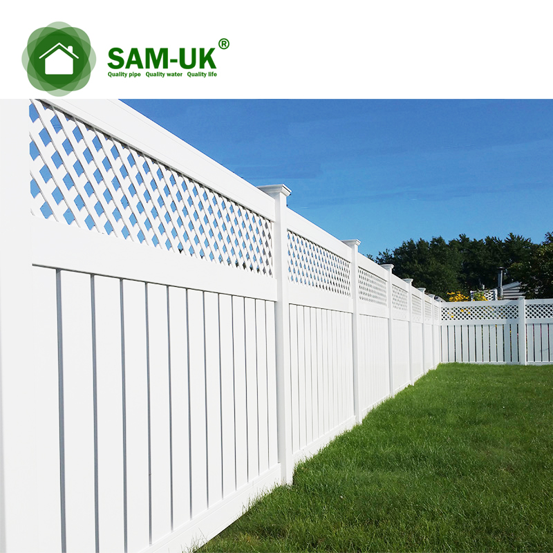 Free Standing Expandable Portable Vinyl Semi-privacy Fencing